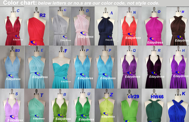 Wedding Dress Colors Chart | Wedding Dress Guest